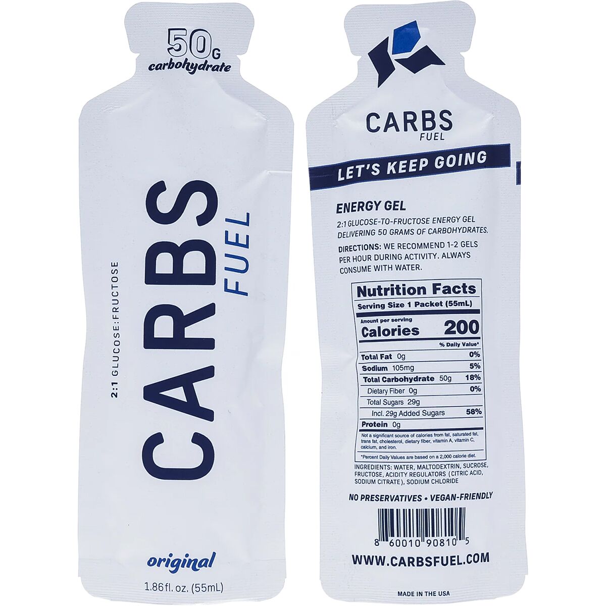 Carbs Fuel Carbs Fuel Energy Gels - Accessories