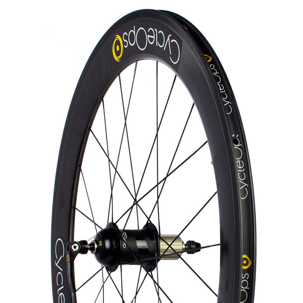 CycleOps PowerTap 65mm G3 Carbon Road Wheelset - Clincher - Components