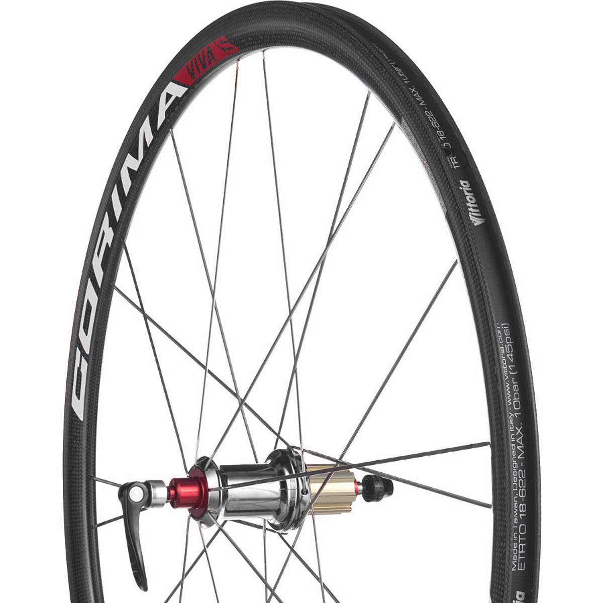 Corima Viva "S" Carbon Road Wheelset - Clincher - Components