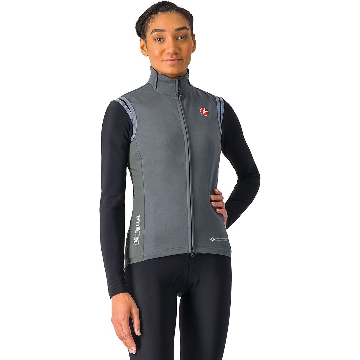 Women's Gray Cycling Vests | Competitive Cyclist