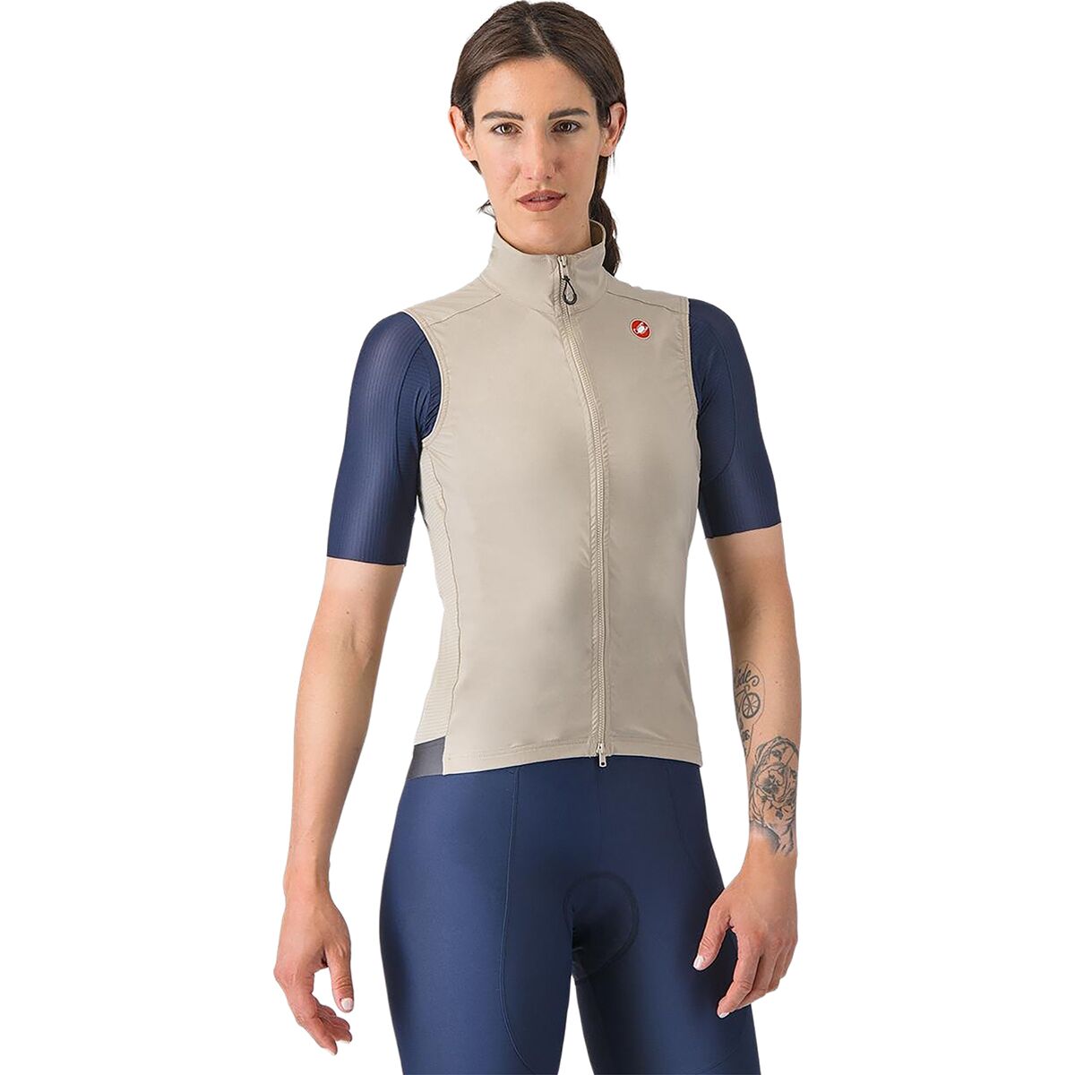Women's Beige Road Bike Tops | Competitive Cyclist