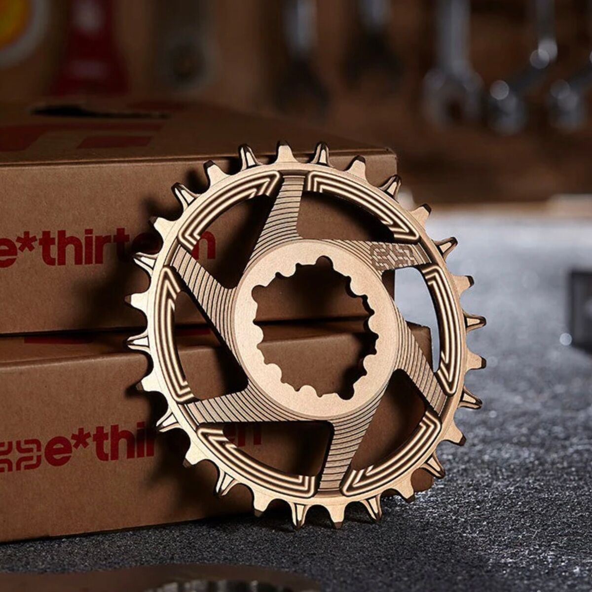 e*thirteen components Helix Race 3-Bolt Direct Mount Chainring - Components