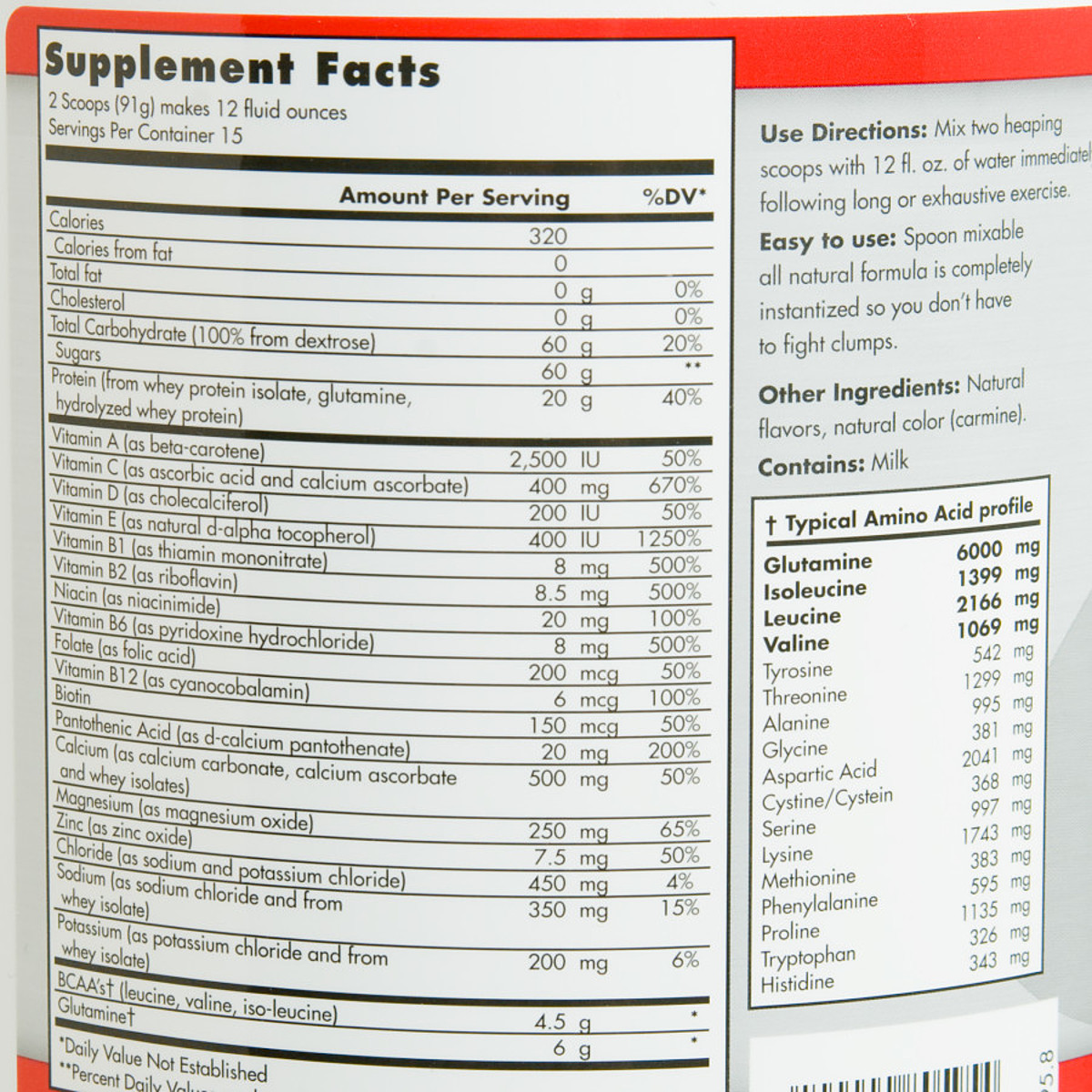 First Endurance Ultragen Recovery Drink - Accessories