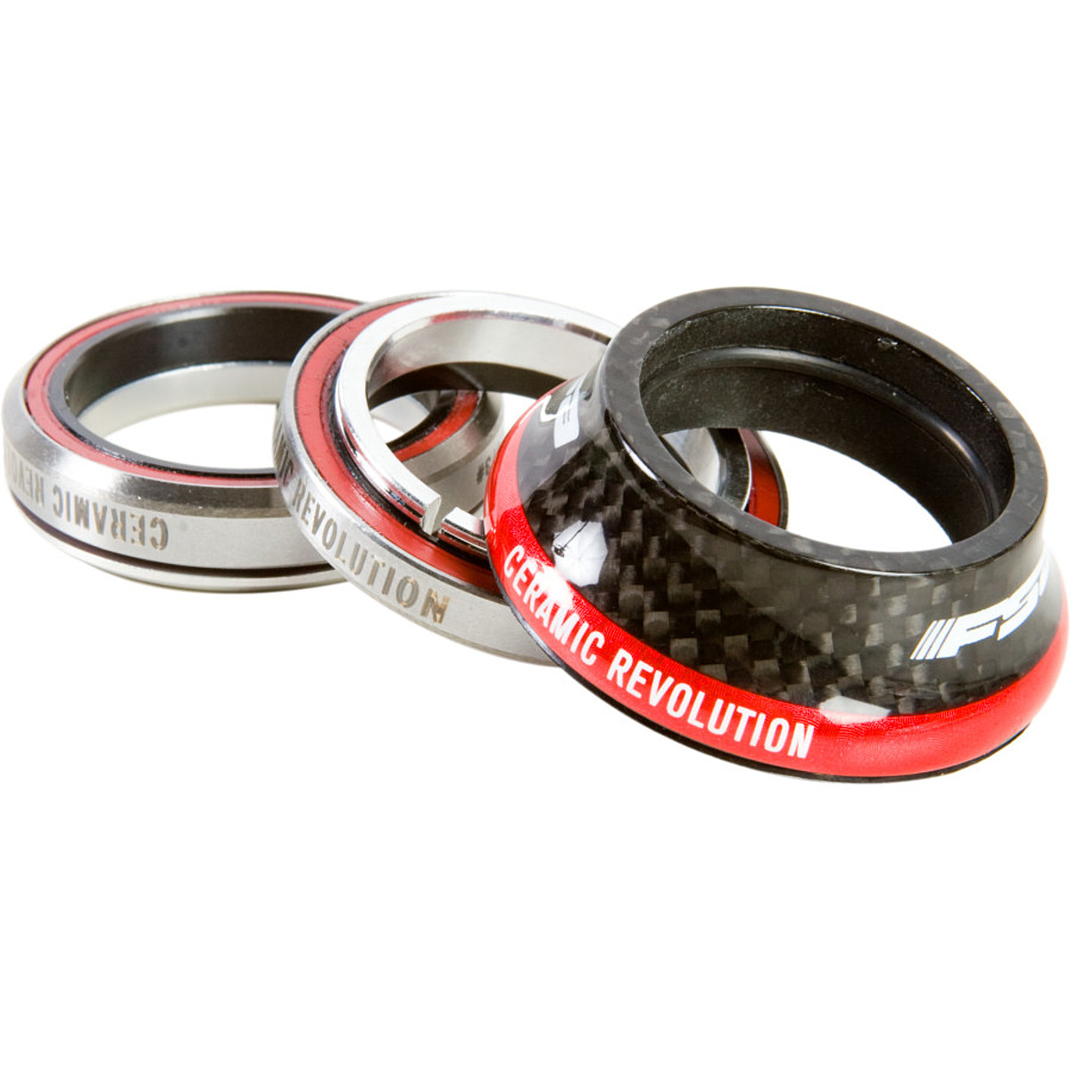 FSA Orbit IS-2 Carbon Integrated Headset w/ 15mm Tall Cover - Components