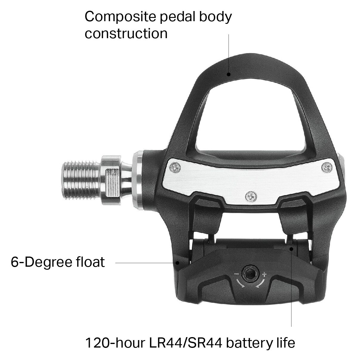 Garmin Vector 3S Power Meter Pedals - Components