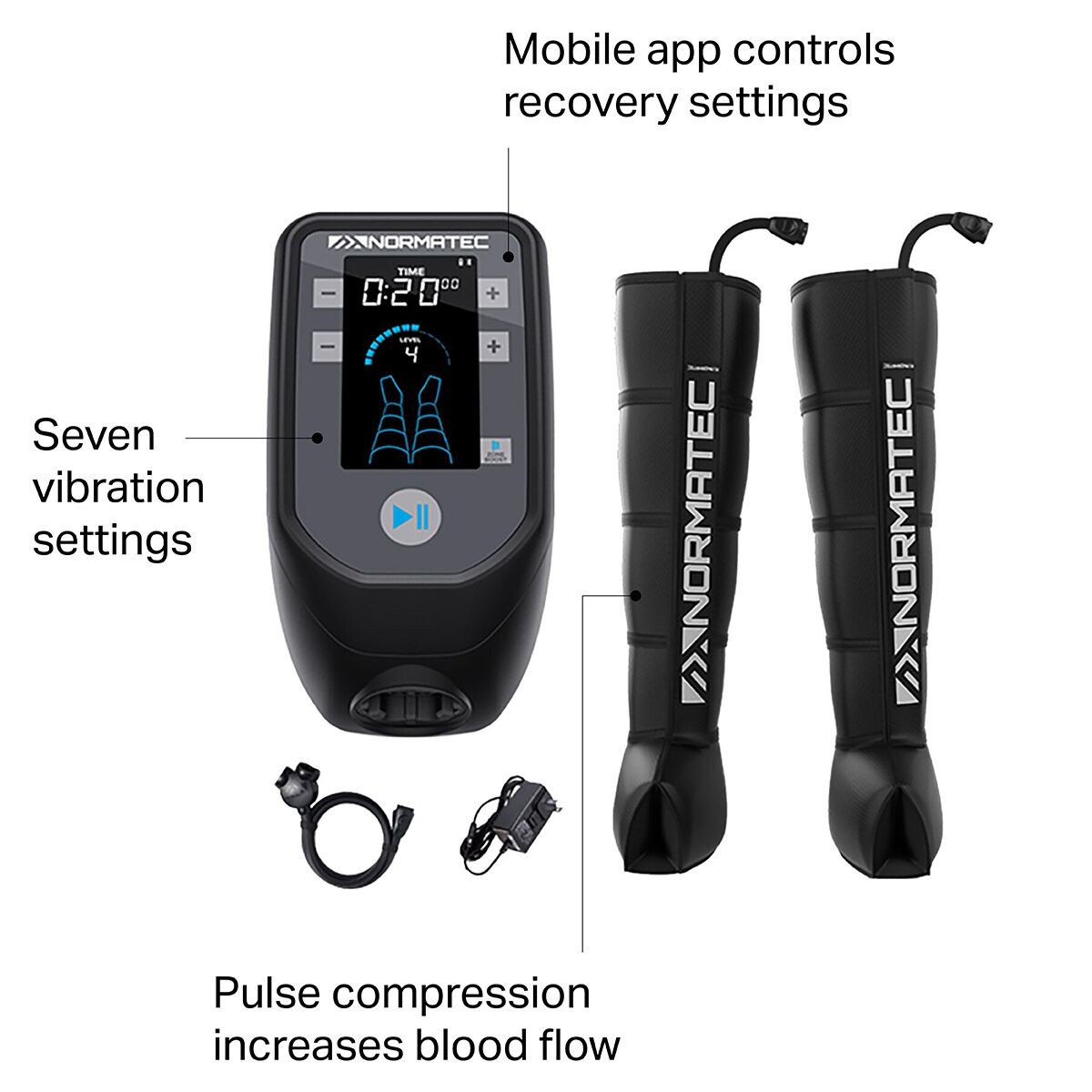 Hyperice NormaTec Pulse 2.0 Leg Recovery Package - Accessories