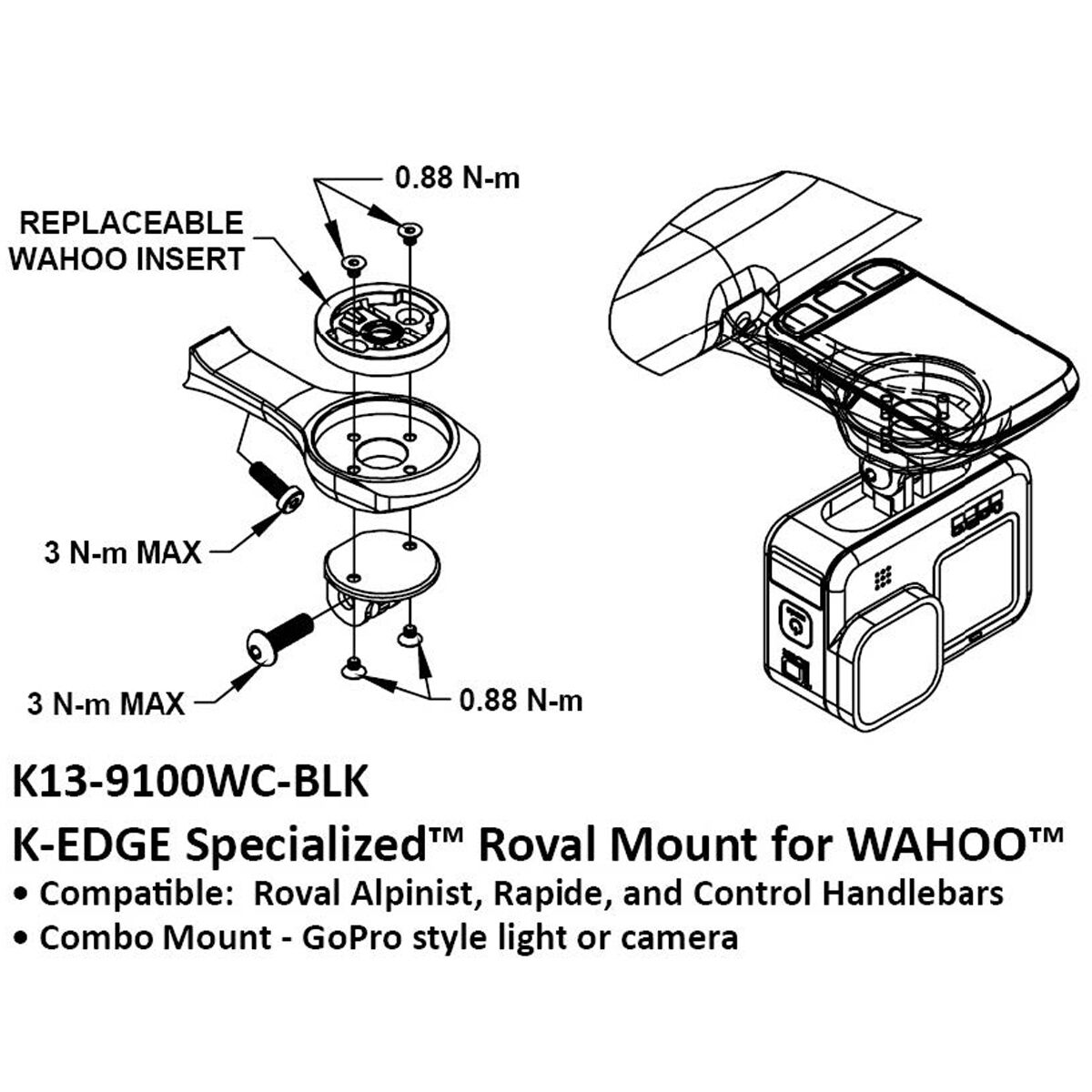 K-Edge Specialized Roval Computer Mount - Men