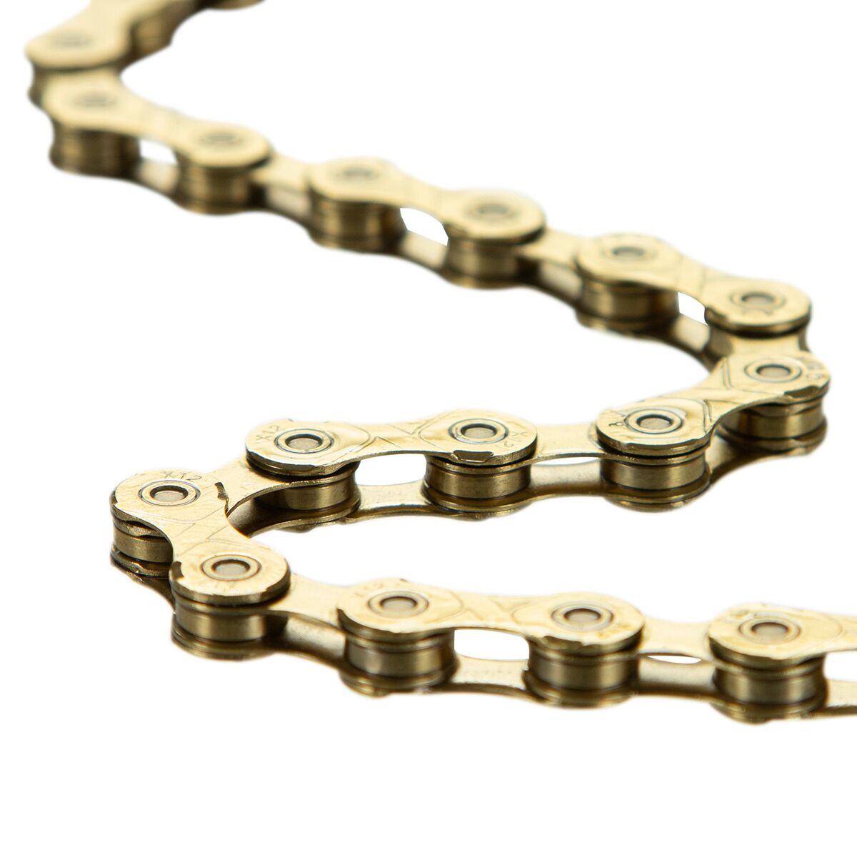 KMC X12-TI Nitride Gold Chain - Components