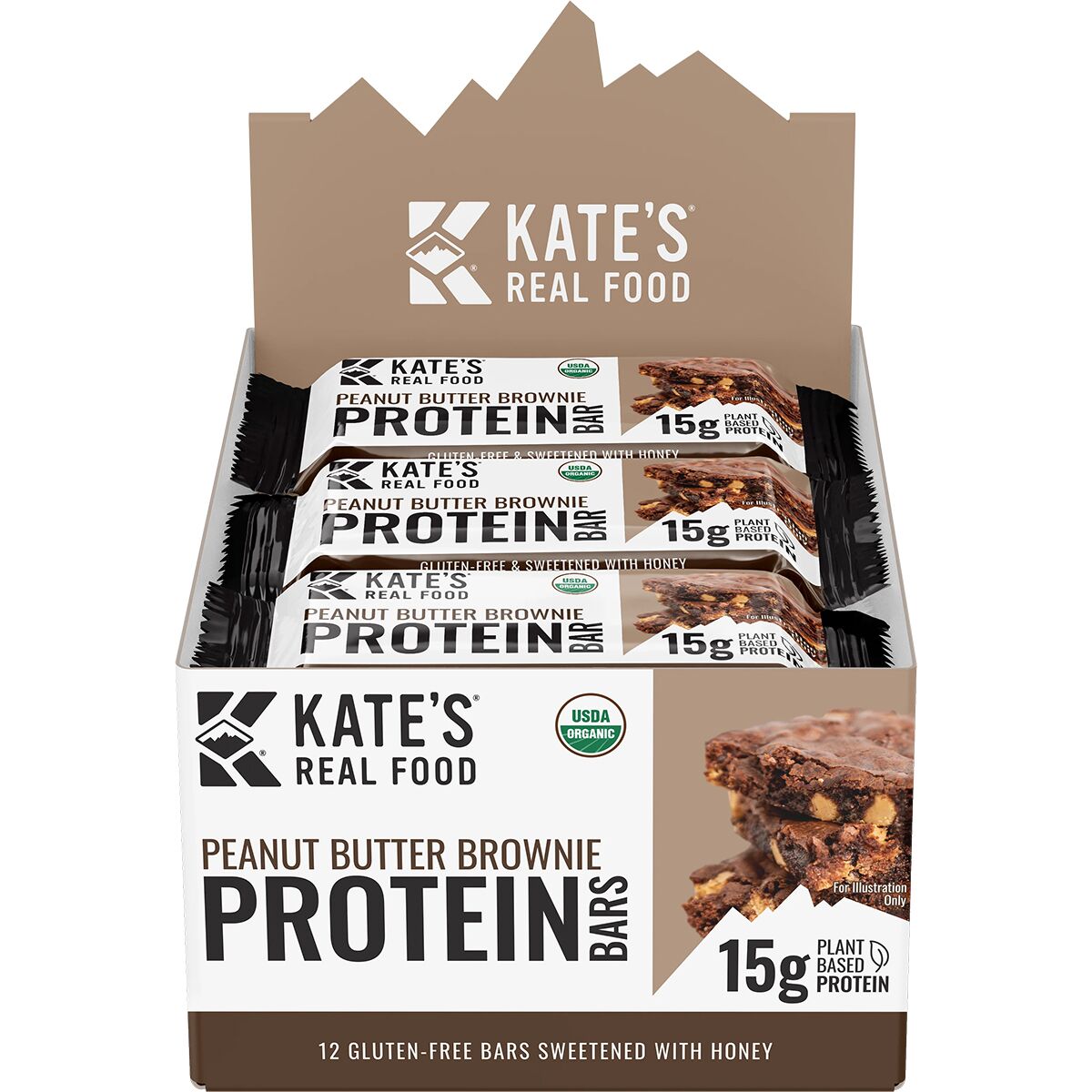 Kate's Real Food Protein Bars - Box of 12 - Accessories