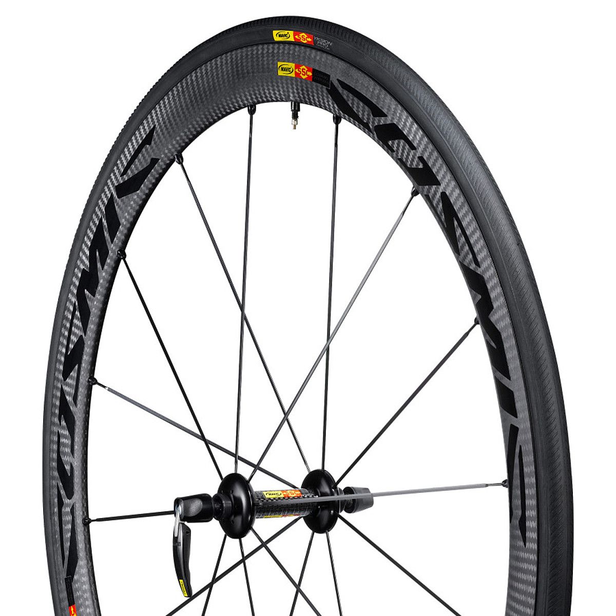 Mavic Cosmic Carbone 40 C Carbon Road Wheelset - Clincher - Components