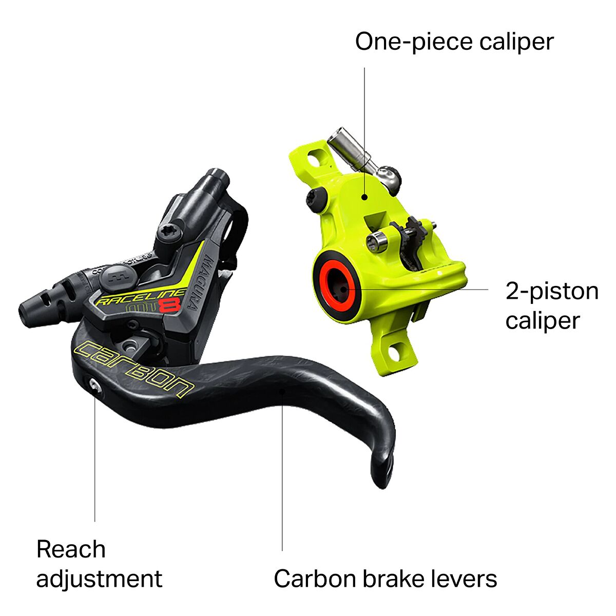 Magura USA MT8 Raceline Carbon Disc Brake - Components