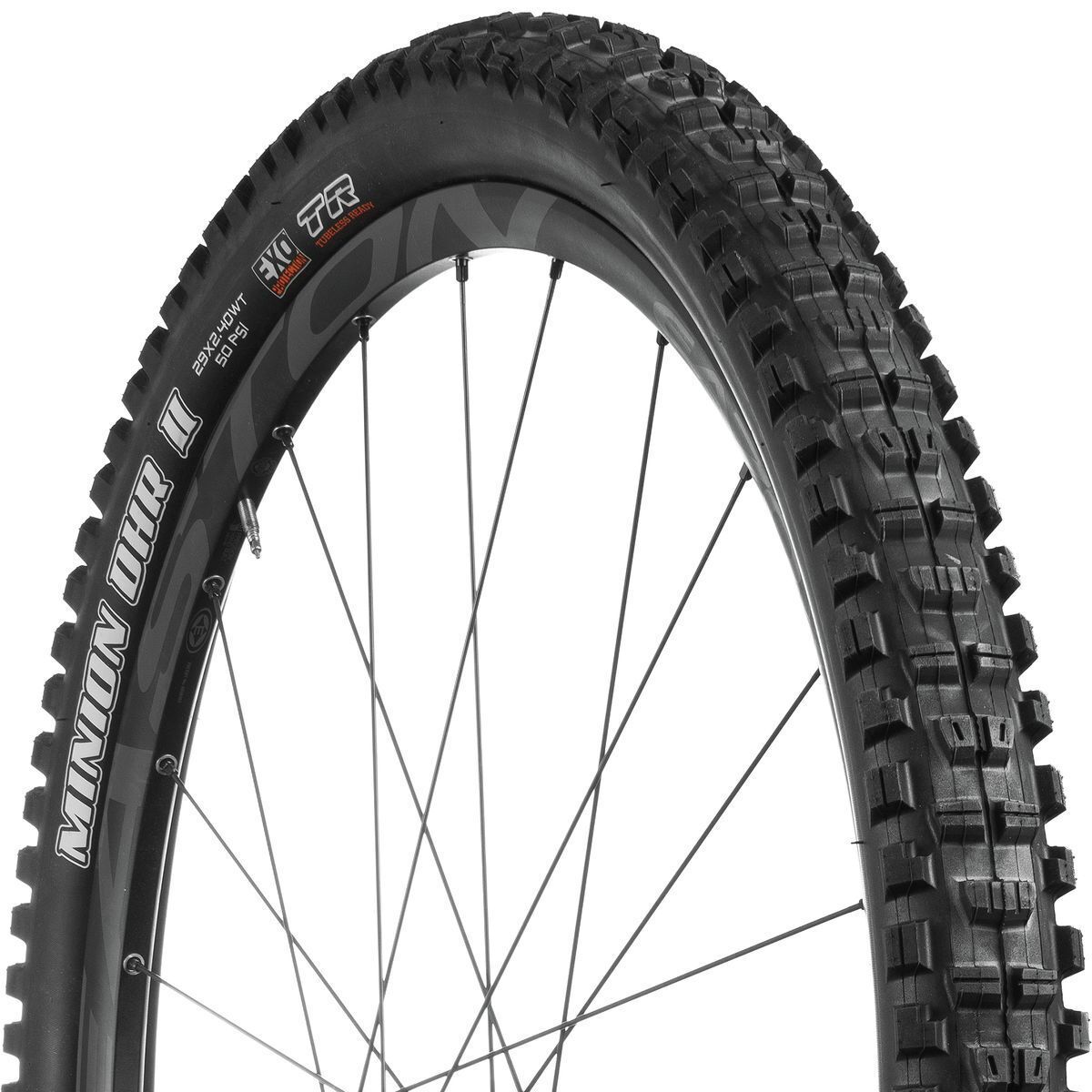 Maxxis Minion DHR II Wide Trail Dual Compound EXO/TR 29in Tire - Components