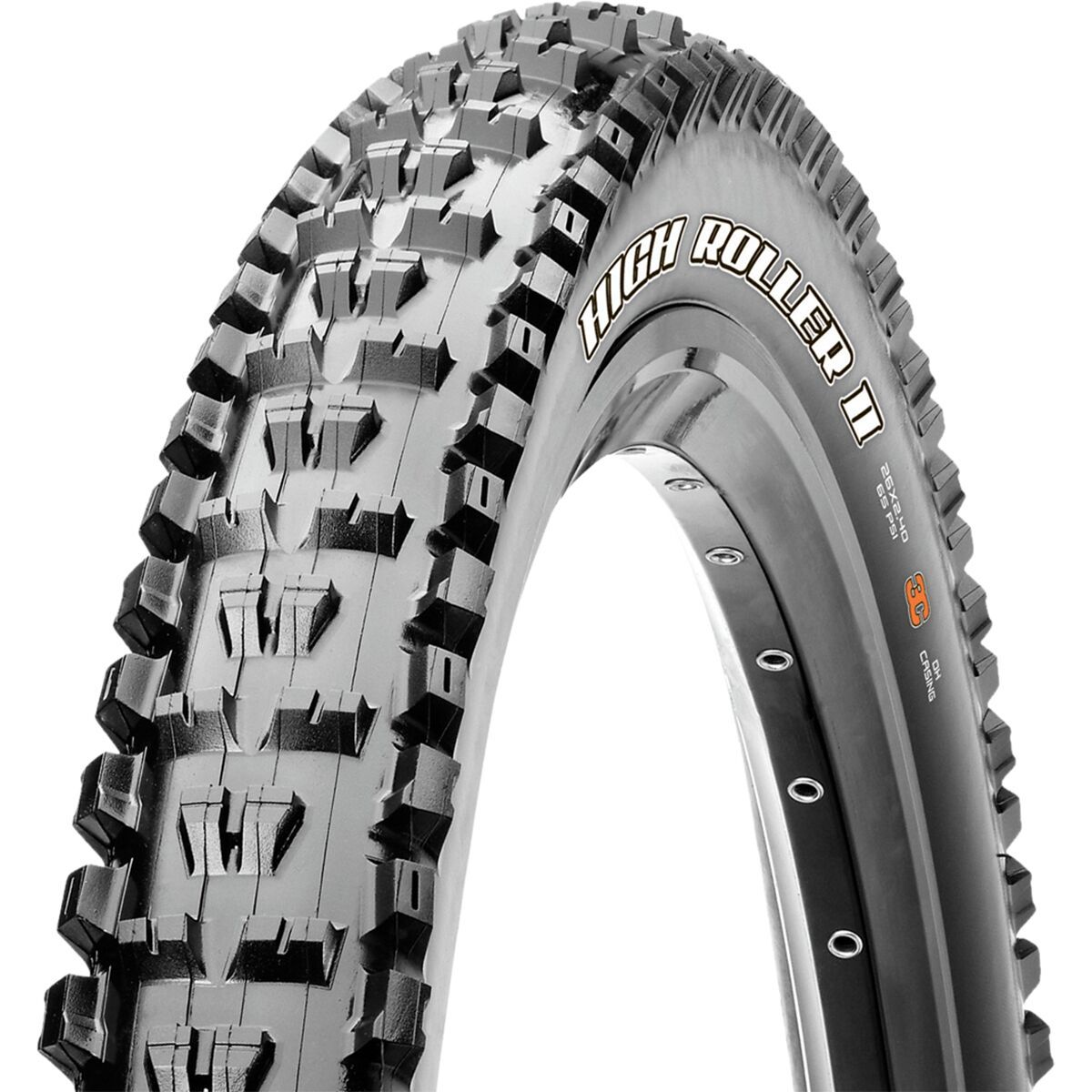 Maxxis High Roller II Dual Compound/EXO/TR 26in Tire - Components