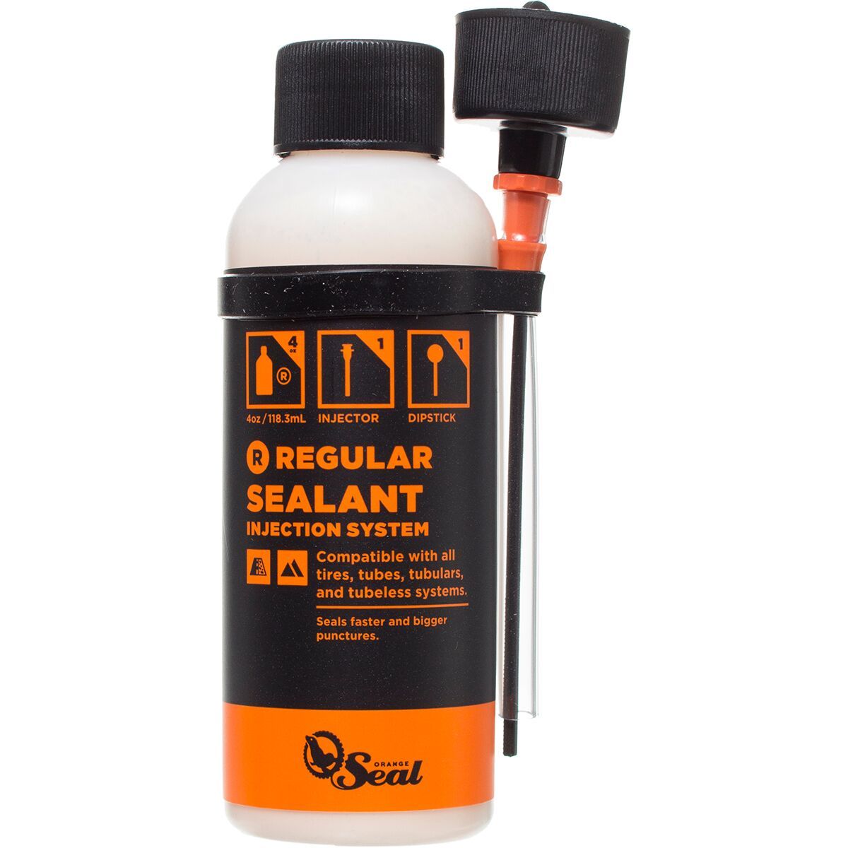 Orange Seal Tubeless Sealant + Twist Lock Applicator - Components