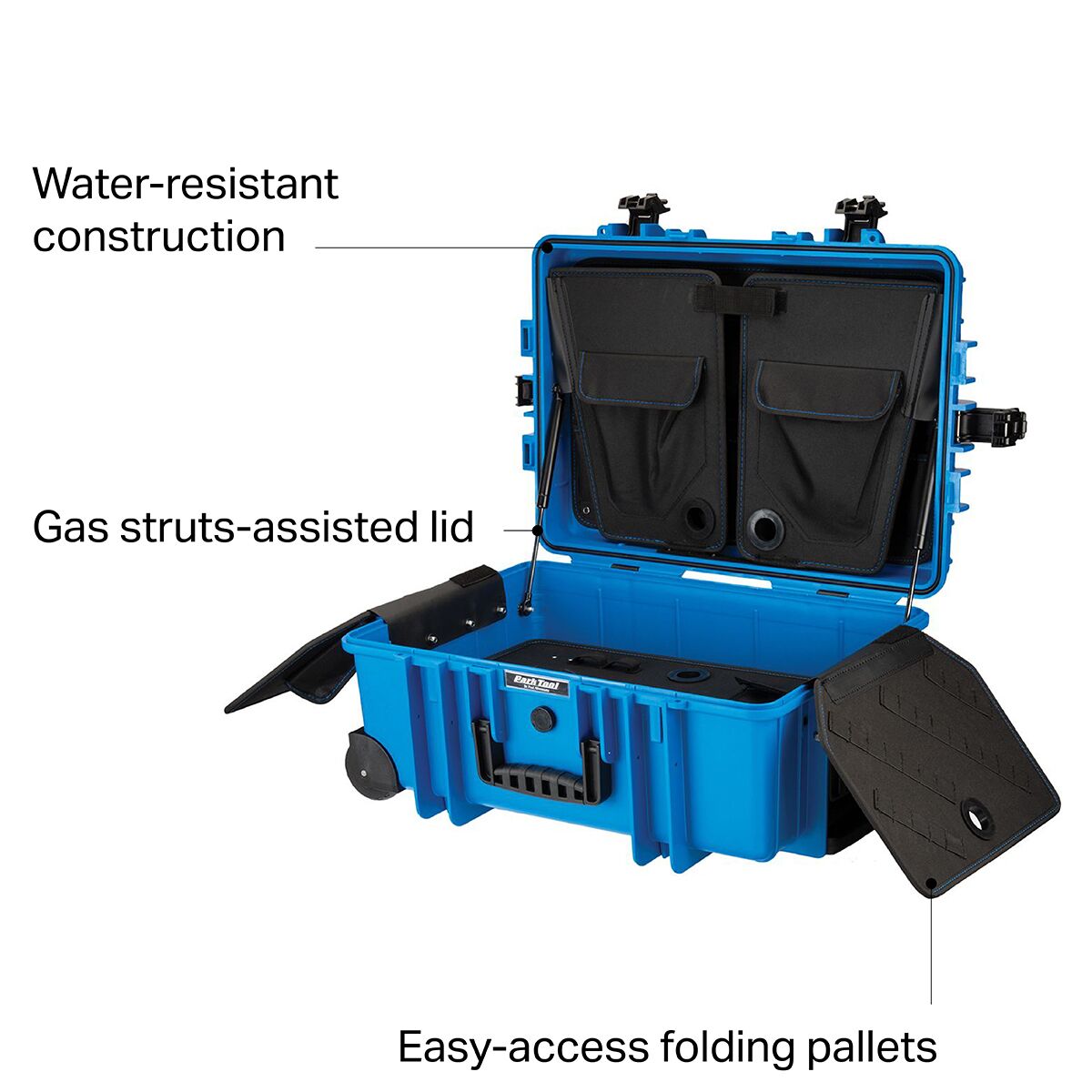 Park Tool BX-3 Rolling Big Blue Box Tool Case - Accessories