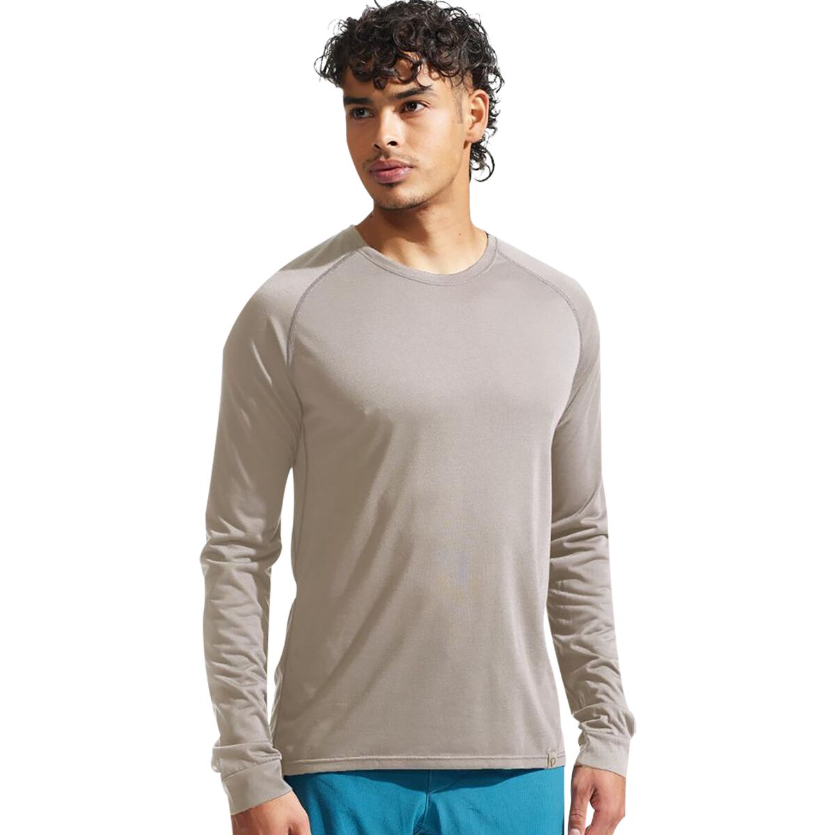 Men's Beige Long Sleeve Mountain Bike Jerseys | Competitive Cyclist