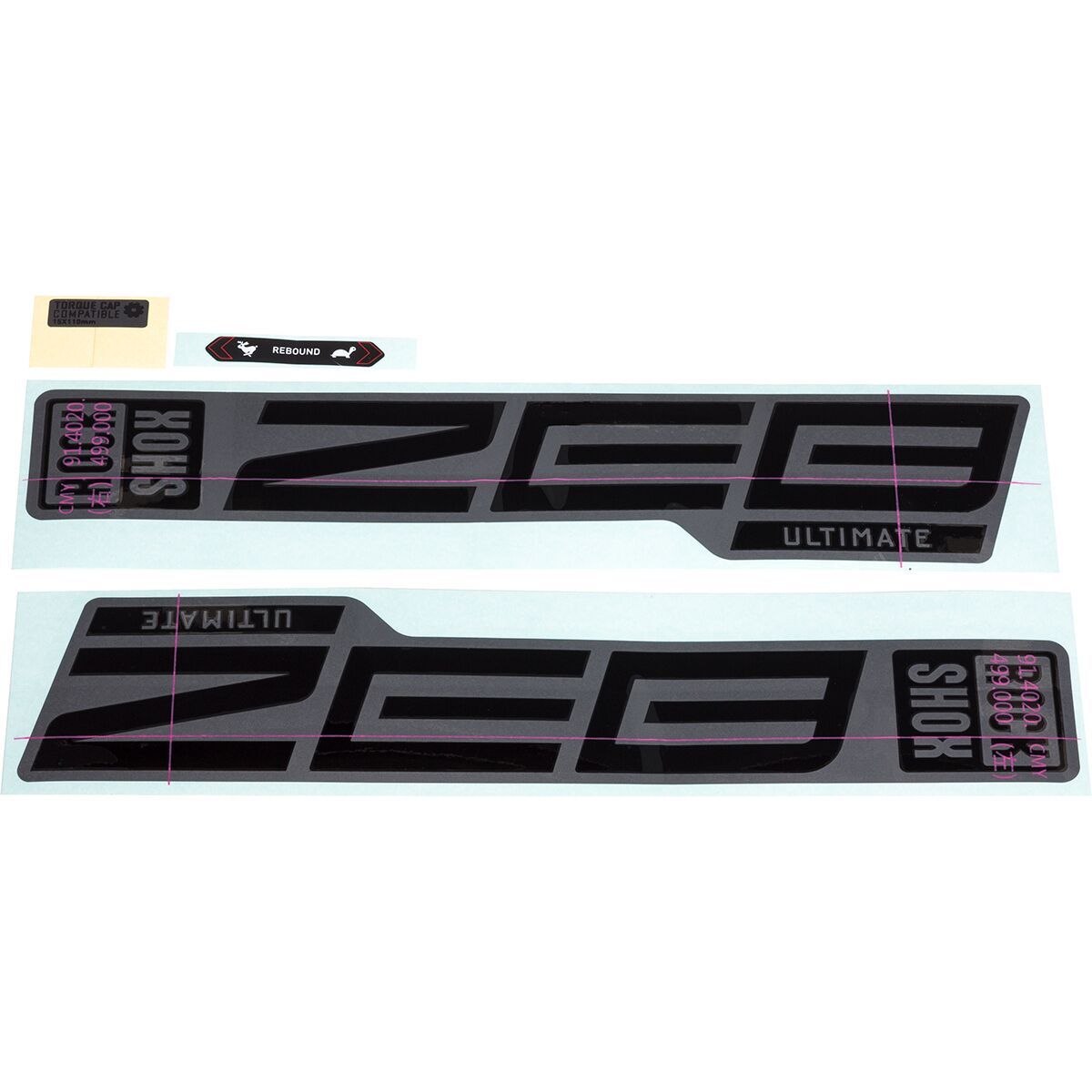 RockShox ZEB Ultimate Decal Kit - Components RockShox ZEB Ultimate Decal Kit - Components