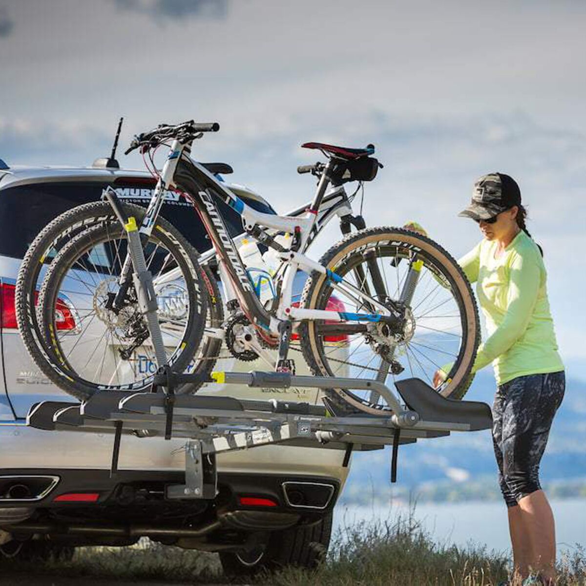 Swagman Bike Racks Semi 4.0 2 Bike Locking Bike Rack - Accessories