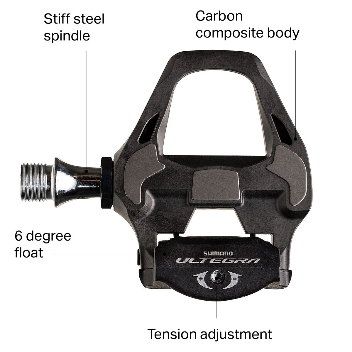 Shimano Ultegra PD-R8000 +4 SPD SL Pedals - Components