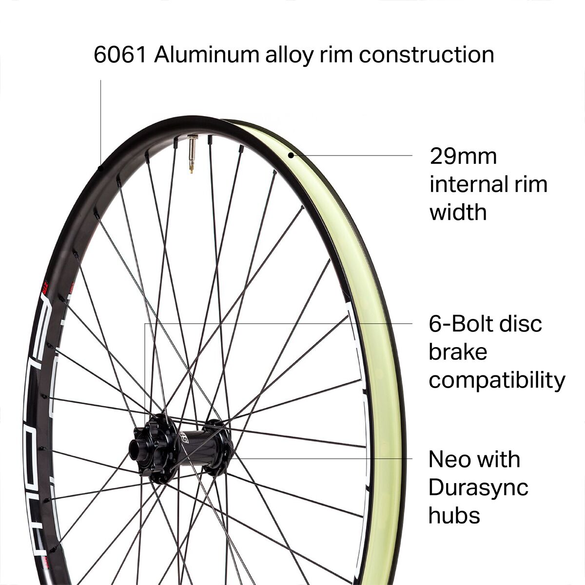 Stan's NoTubes Flow MK3 27.5in Wheel - Components