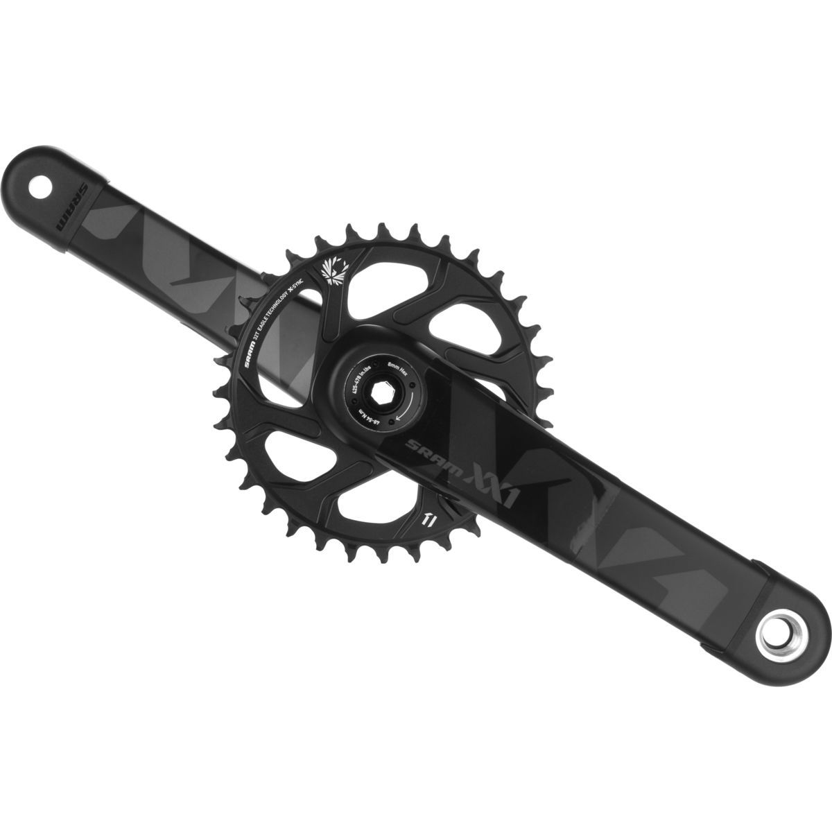 SRAM XX1 Eagle 12-Speed BB30 Direct Mount Crankset - Boost - Components