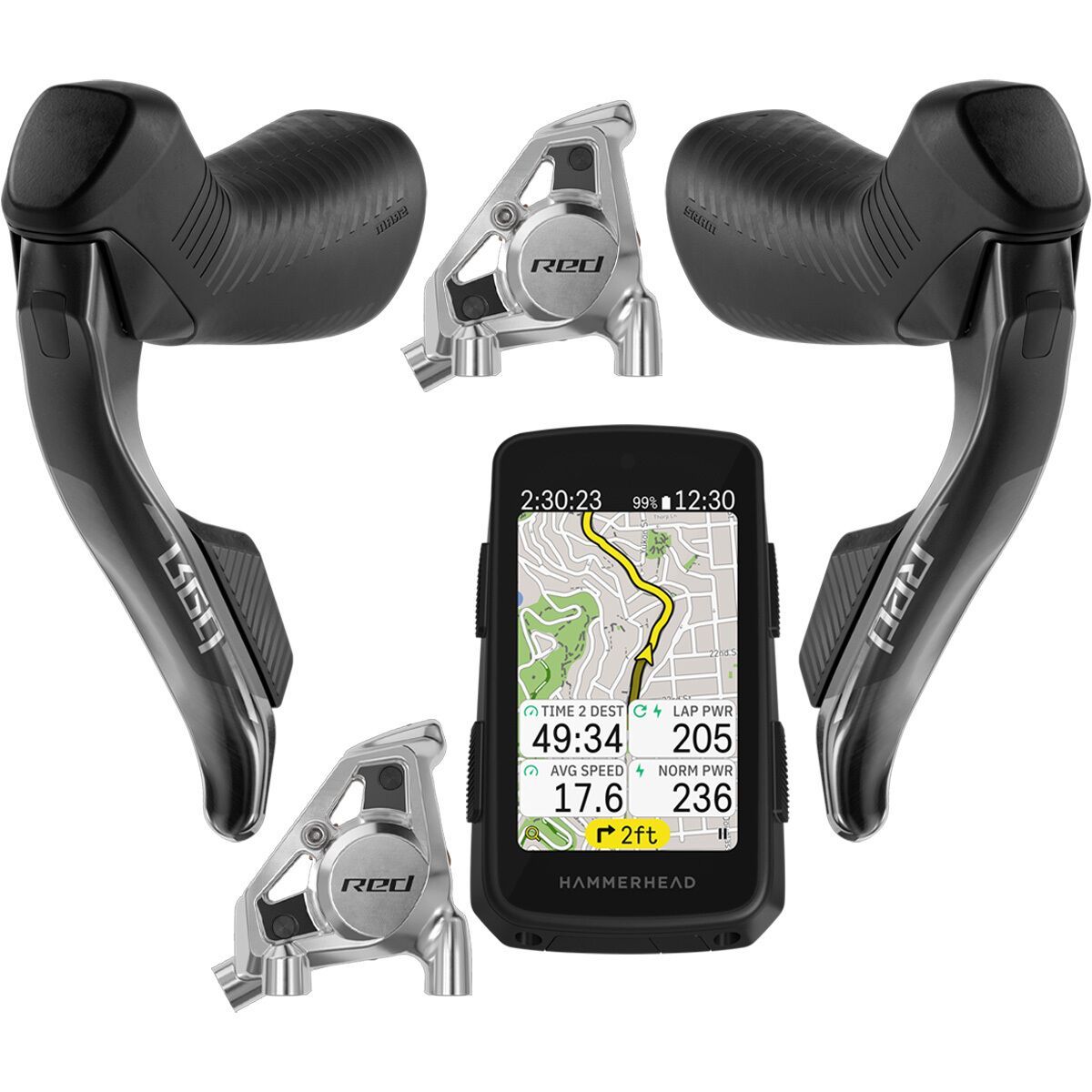 SRAM RED AXS Upgrade Kit + Hammerhead Karoo Computer - Components