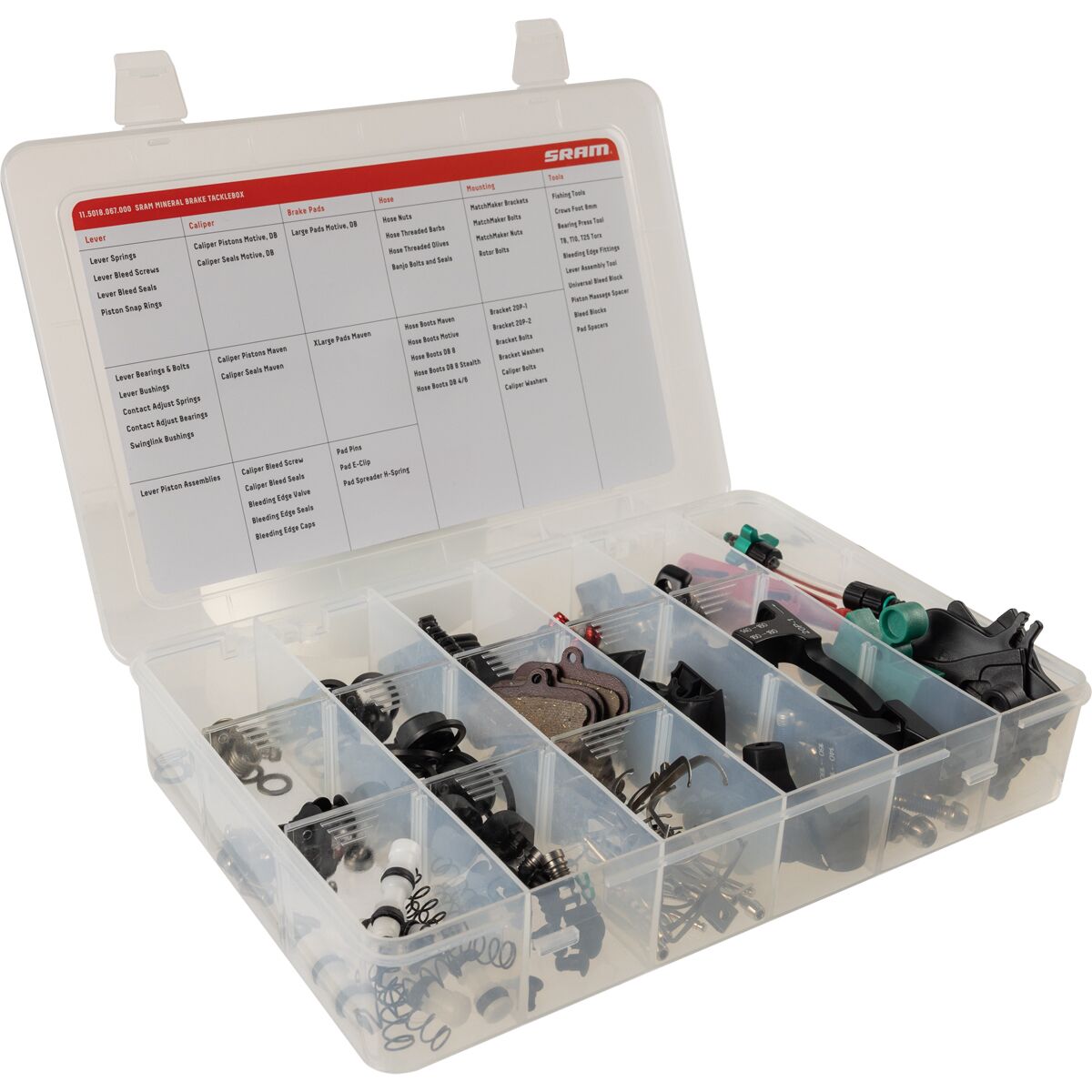 SRAM Mineral Brake Tackle Box - Components