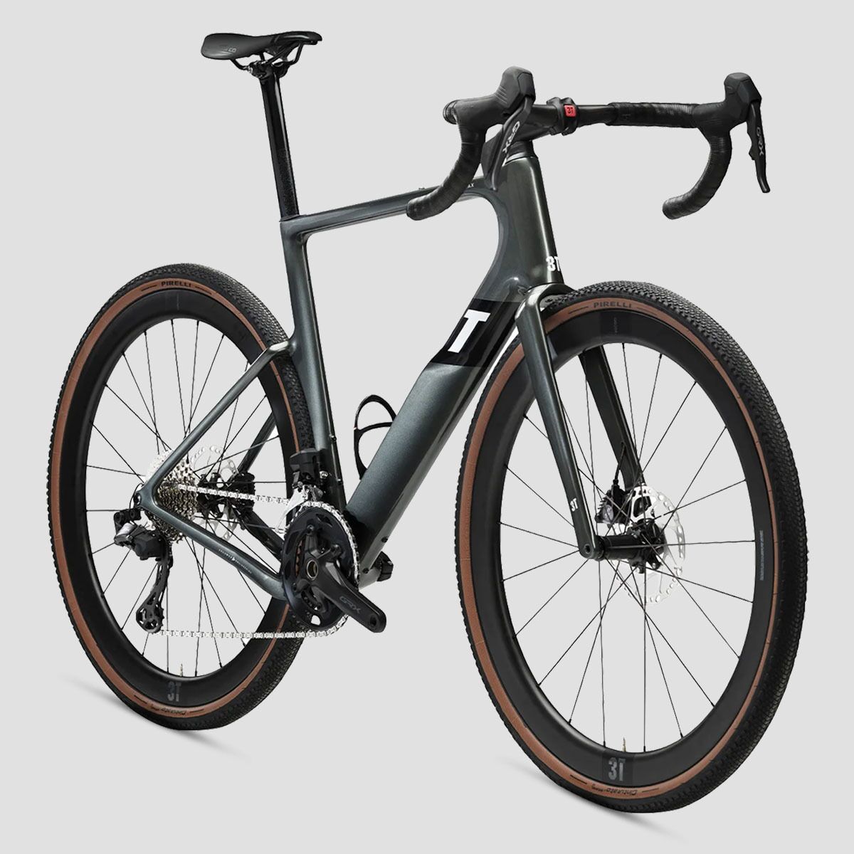 3T Racemax Integrale WPNT GRX Di2 2x Carbon Wheel Gravel Bike - Bikes