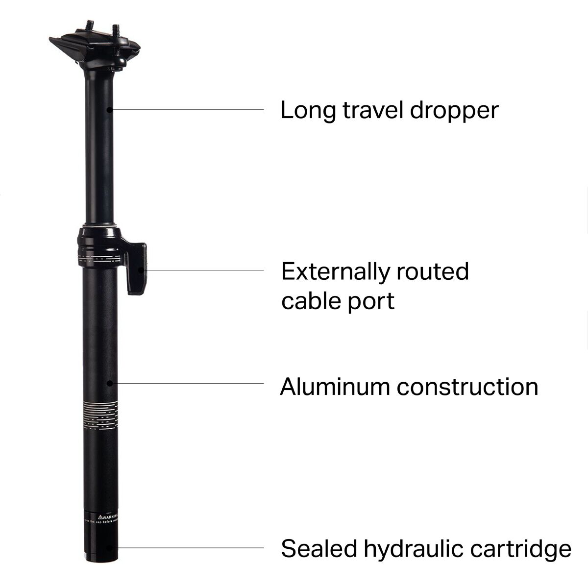TranzX Kitsuma LT Dropper Seapost - External - Components