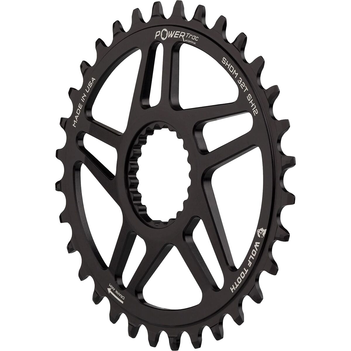 Wolf Tooth Components Direct Mount Oval Chainring for Shimano Cranks ...