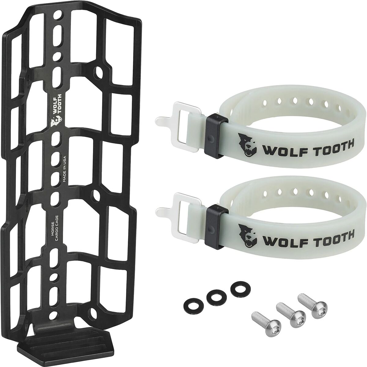 Wolf Tooth Components Morse Cargo Cage + Two Straps - Accessories