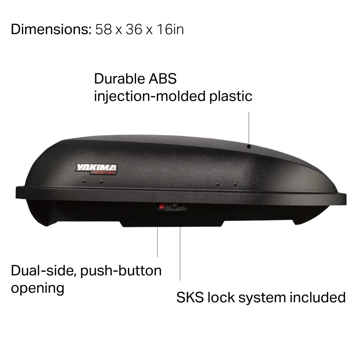 Yakima RocketBox Pro 12 Cargo Box - Accessories