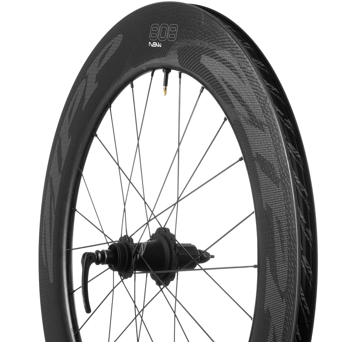 Zipp 808 NSW Carbon Disc Brake Road Wheel - Tubeless - Components
