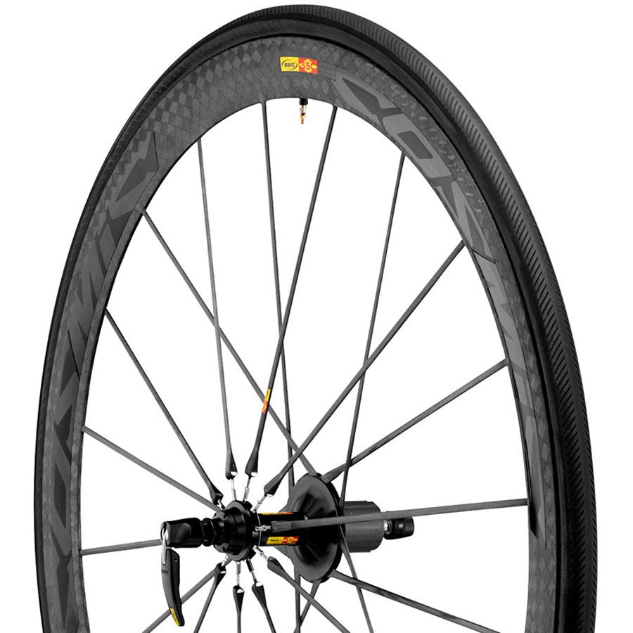 Mavic Cosmic Carbone Ultimate Carbon Road Wheelset - Tubular - Components