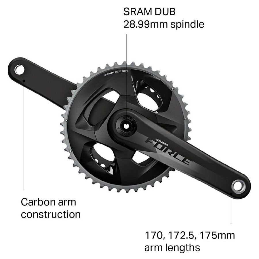 SRAM Force DUB 12-Speed Crankset | Competitive Cyclist