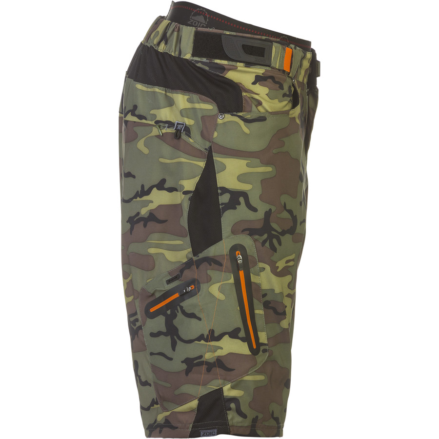 ZOIC Ether Camo Short + Essential Liner - Men's | Competitive Cyclist