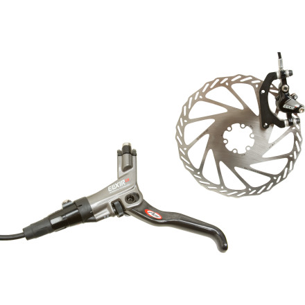 Avid Elixir CR Front and Rear Brake Set with X9 Rotors - Components