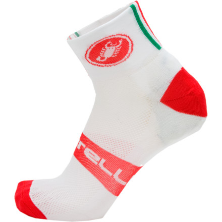 Castelli Podium Collection - Ganna Red Sock - 3-Pack - Men's - Men